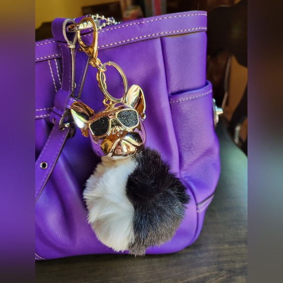 Source Unknown | Other | Frenchie Pom Bag Charm | Poshmark